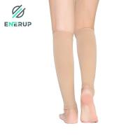 China 20-30 Mmhg Knitted Shin Compression Socks For Men / Women for sale