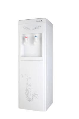 China White Floor Standing Water Dispenser , Hot And Cold Water Machines For Office for sale