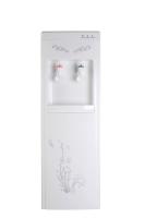 China White Floor Standing Water Dispenser , Hot And Cold Water Machines For Office for sale