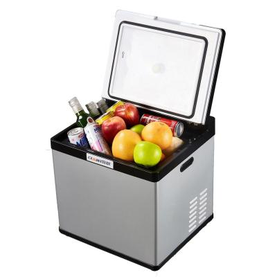 China AC/DC Operated Car Refrigerator Cooler Mini Chest Freezer For Camping & Outdoor for sale