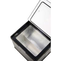 China 28L Portable Car Cooler Fridge With Trolley Handle And Anti - Vibration Design for sale