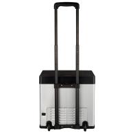 China 28L Portable Car Cooler Fridge With Trolley Handle And Anti - Vibration Design for sale