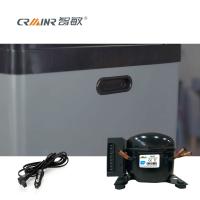 China Trolley Handle Portable Fridge Freezer , Car Refrigerator With Compressor for sale