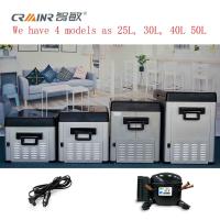 China 12V 24V 45W Small Car Fridge Freezer Box Type With LCD Touch Screen for sale
