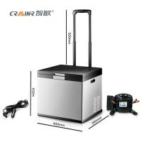 China Portable Mini Car Refrigerator Upright Fridge 18L With Pre - Coated Plate Material for sale