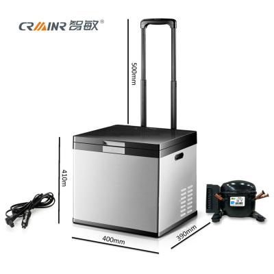 China Portable Mini Car Refrigerator Upright Fridge 18L With Pre - Coated Plate Material for sale