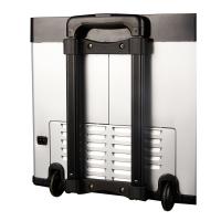China 24V DC 28L Mini Car Refrigerator Cooler With Digital Display And Trolley Handle for sale