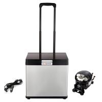 China 8L Capacity Car Refrigerator Cooler , DC Portable Mini Fridge Cooler For Camping Fishing for sale