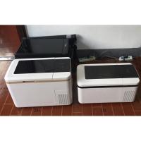 China ABS Tempered Glass Portable Mini Fridge For Car for sale