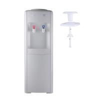 China Standing hot and cold water dispenser with storage cabinet or refrigerator for sale