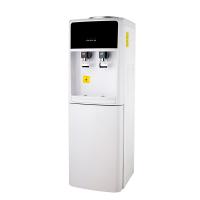 China Floor Standing Bottled Water Hot Cold Water Dispenser With Storage Fridge Cabinet for sale