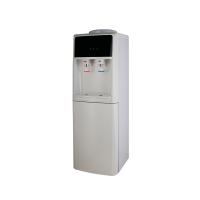China Floor Standing Bottled Water Hot Cold Water Dispenser With Storage Fridge Cabinet for sale