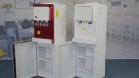 China Korean Style Floor Standing Water Dispenser Strong Refrigeration With 2 Or 3 Taps for sale