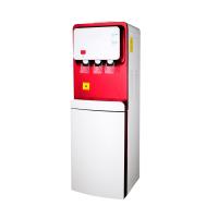 China Free Standing Hot Cold Water Dispenser With Storage / Refrigerator Cabinet for sale
