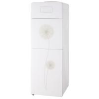 China Tempered Glass Commercial Hot Cold Water Dispenser With Fridge Cabinet YLRS-H8 for sale