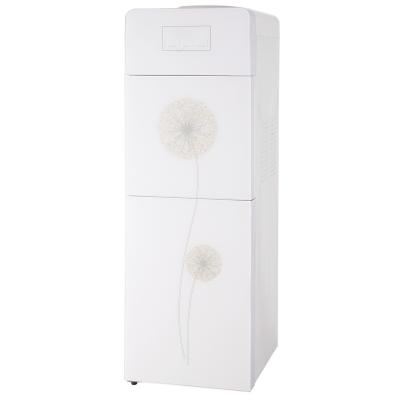 China Tempered Glass Commercial Hot Cold Water Dispenser With Fridge Cabinet YLRS-H8 for sale