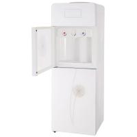 China Tempered Glass Commercial Hot Cold Water Dispenser With Fridge Cabinet YLRS-H8 for sale