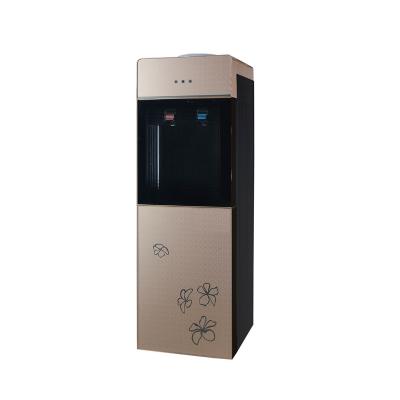 China Residential Floor Standing Hot Cold Water Dispenser With Tempered Glass YLRS-H4 for sale