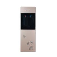 China Residential Floor Standing Hot Cold Water Dispenser With Tempered Glass YLRS-H4 for sale