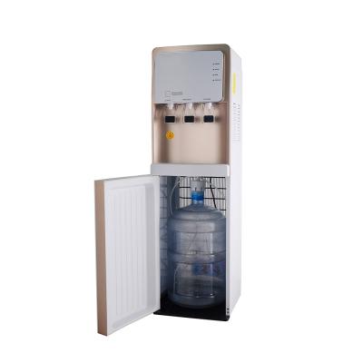 China Hot And Cold Bottom Loading Water Dispenser 3 Taps With Child - Proof Faucet for sale