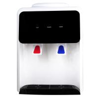 China Black And White Push Tap Mini Desktop Water Dispenser With Full Plastic PP Housing for sale
