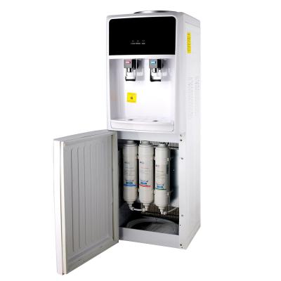 China Durable Vertical POU Water Dispenser Purifier With Black And White Color for sale