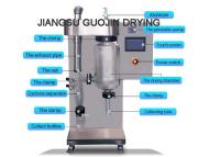 China Mini Egg Milk Powder Making Machine Atomizer Centrifugal Lab Spray Dryer for sale