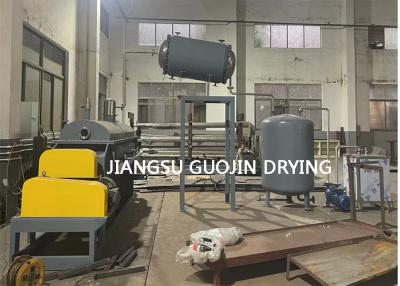 China Double Shafts KJG-10 Vacuum Hollow Paddle Dryer for Maleic Anhydride 3-200 m2 Heating Area for sale