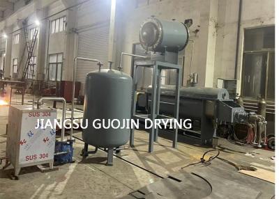 China KJG-10 Vacuum Hollow Paddle Dryer Two Shafts with Paddles for Maleic Anhydride 10m2 Heat Transfer Area for sale