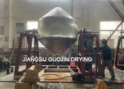 China Double Cone Rotary Vacuum Dryer 400L Loading 3kw Power Stainless Steel 304 for sale
