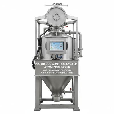China PLC Control Centrifugal Spray Dryer LPG-500 15500rpm 500kg/h Evaporation for sale