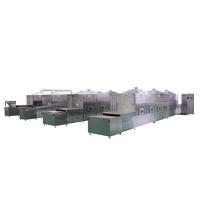 China Food Sterilization Microwave Freeze Drying Machine 20-200 kW Output with 16-170 kg/hr Dehydration Rate for sale