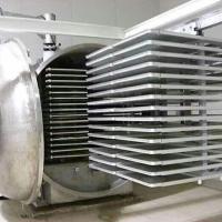China Industrial Pharmaceutical Freeze Drying Machine with 10L Capacity and -55℃ Cold Trap Temperature for sale