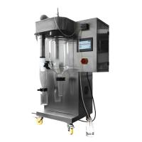 China 1500ml/H Mini PID Control Benchtop Spray Dryer with 30-300°C Temperature Range and 4.5KW Power for sale