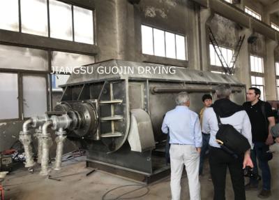 China Sludge Continuous Hollow Paddle Dryer with 95% Thermal Efficiency and 140m² Heat Transfer Area for sale