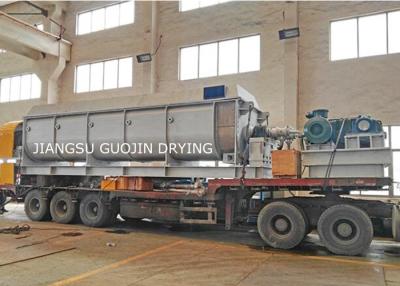 China 4KW 9M2 Thermal Oil Heating Paddle Dryer for Chemical Processing Hollow Blade Dryer for sale