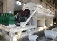 China Industrial Hollow Wedge Paddle Dryer 81m2 Heat Transfer Area 10RPM for Sludge for sale