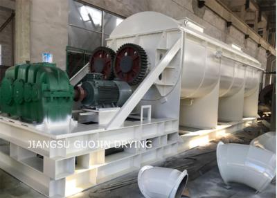 China Industrial Hollow Wedge Paddle Dryer 81m2 Heat Transfer Area 10RPM for Sludge for sale