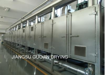 China GMP Standard Foodstuff Conveyor Mesh Belt Dryer for Chili - 20-80 m² Loading Area, 100-1200 kg/h Capacity for sale