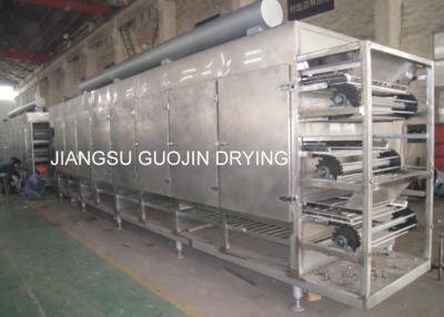 China 375kg/h Steam Heating Conveyor Mesh Belt Dryer for Fruit & Vegetable Processing with 20-80m² Loading Area for sale