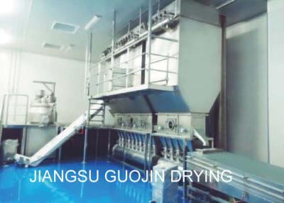 China HFBD Horizontal Continuous GMP Fluidized Bed Dryer with 0.25-2.0 m² Bed Area and 10-80 kg/h Capacity for sale