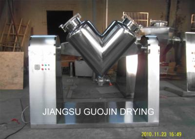 China Stainless Steel V-Type Powder Mixer Machine 1.5-5.0 m³ Capacity with 4-15 kW Motor for sale