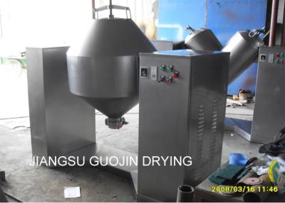 China 2M3 Stainless Steel Double Cone Rotary Drum Mixer for sale