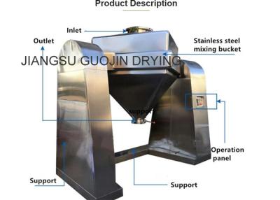China Pharmaceutical Powder Square Cone Mixing Machine 500L 2.2KW GMP Compliant for sale