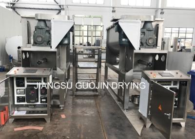China 15KW Stainless Steel Horizontal Ribbon Mixer for Chemical Powder - WLDH Series 400-600kg Capacity for sale