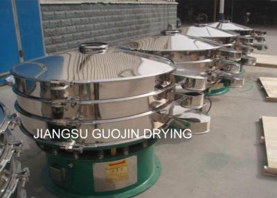 China 200 Mesh Circular Vibrating Screen with 2000kg/h Capacity for Powder Separation and Liquid Filtration for sale
