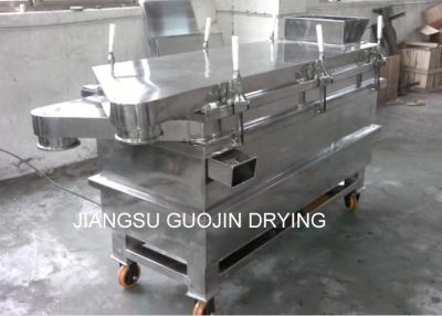China 380V Rectangular Linear Vibrating Screen with 120 Mesh Capacity and 0.5-1.8 m² Screen Area for sale