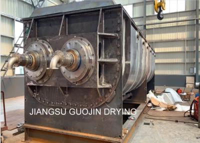China Thermal Oil Indirect Heating Vacuum Paddle Dryer 3-140 m2 for Sludge Drying for sale