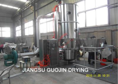 China FL-60 Stainless Steel Pharmaceutical PLC Fluidized Bed Spray Granulator 11kW with 220L Capacity and 3000 m³/h Fan for sale
