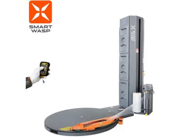 China Smart Wasp X100 Fully Automatic Pallet Wrapping Machine 2000KG Capacity 2300mm Height CE Certified for sale